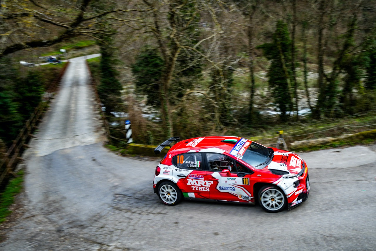 Paolo Andreucci al Rally Regione Piemonte 2024 su Citroen C3 ...